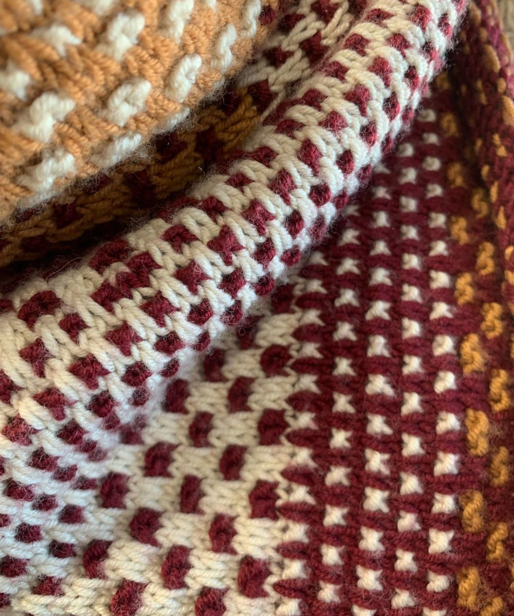 Mosaic Knitting | Sunset Yarn